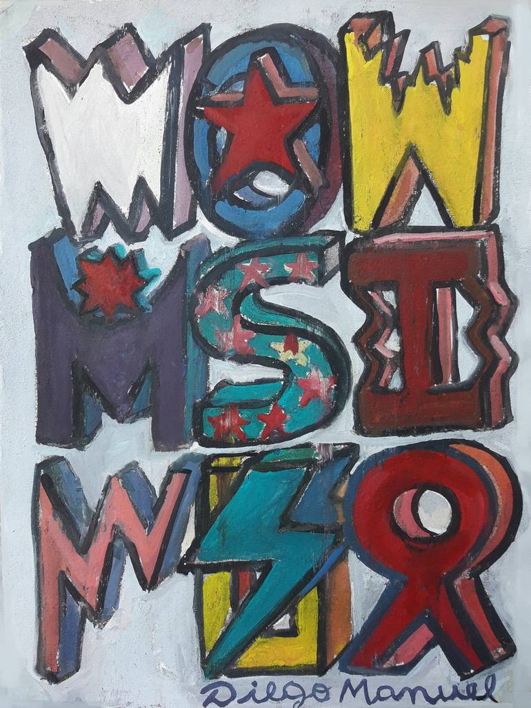 graffiti 2020 Painting by Diego Manuel Rodriguez | Saatchi Art