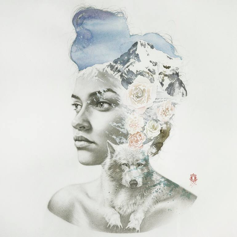 Coldy | blendscapes Painting by ORIOL ANGRILL | Saatchi Art