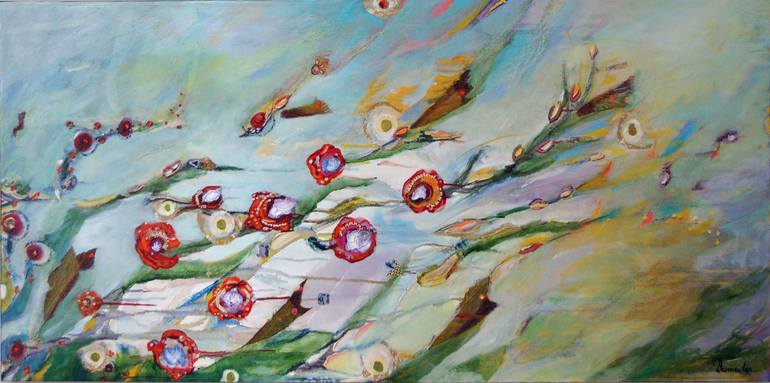 Le vent de l'ouest Painting by Dominique Desmeules | Saatchi Art