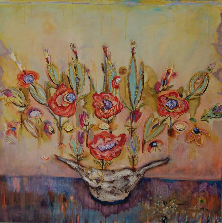 Night life Painting by Dominique Desmeules | Saatchi Art