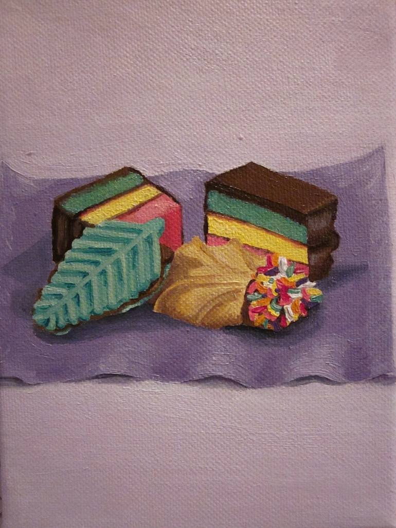 Cookies painting Painting by Lauren Goldberg | Saatchi Art