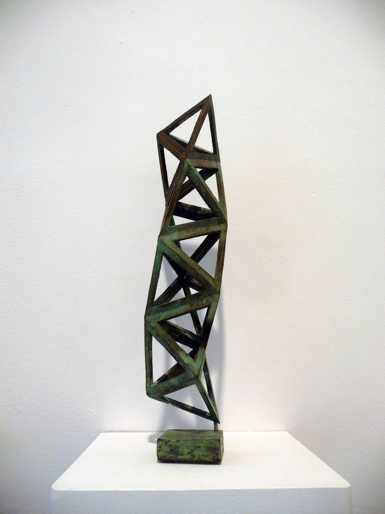 Tetra Helix #1 Sculpture by Alexander Zaklynsky | Saatchi Art