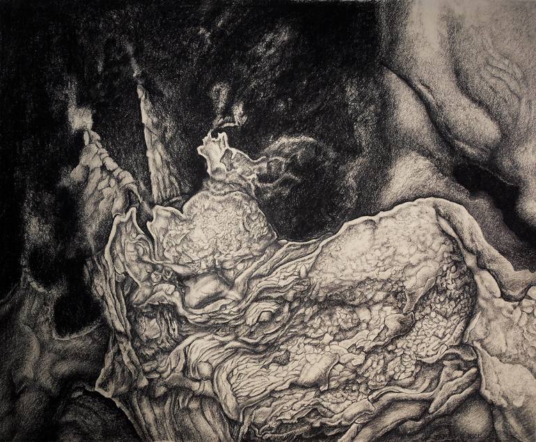 Saddled Without Conviction Drawing by James E Rice | Saatchi Art