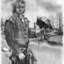 Huntsman Drawing by David J Vanderpool | Saatchi Art
