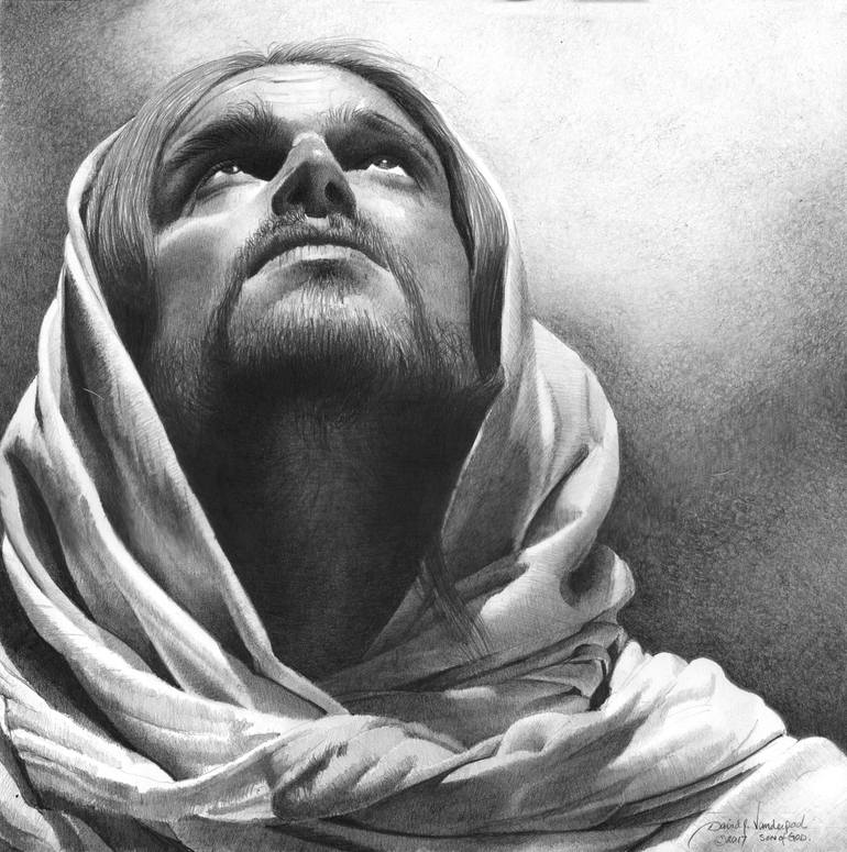 Son of God Drawing by David J Vanderpool | Saatchi Art