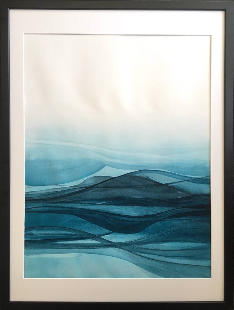 the blue pearl Painting by Anamaria Cepoi | Saatchi Art