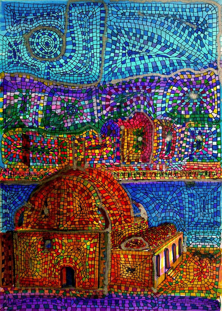 Crete, Chania. Painting by Margaret Scholtysik | Saatchi Art