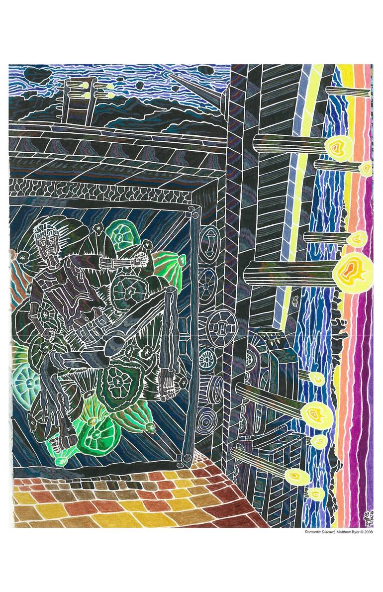 Romantic Discard Drawing by Matthew Byer | Saatchi Art