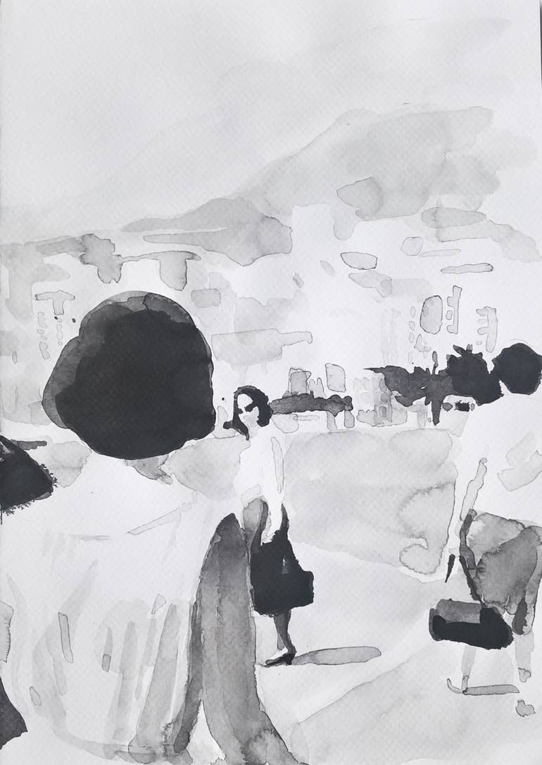 Luka`s Love - Riviera ... Drawing by Maja Milovanovic | Saatchi Art