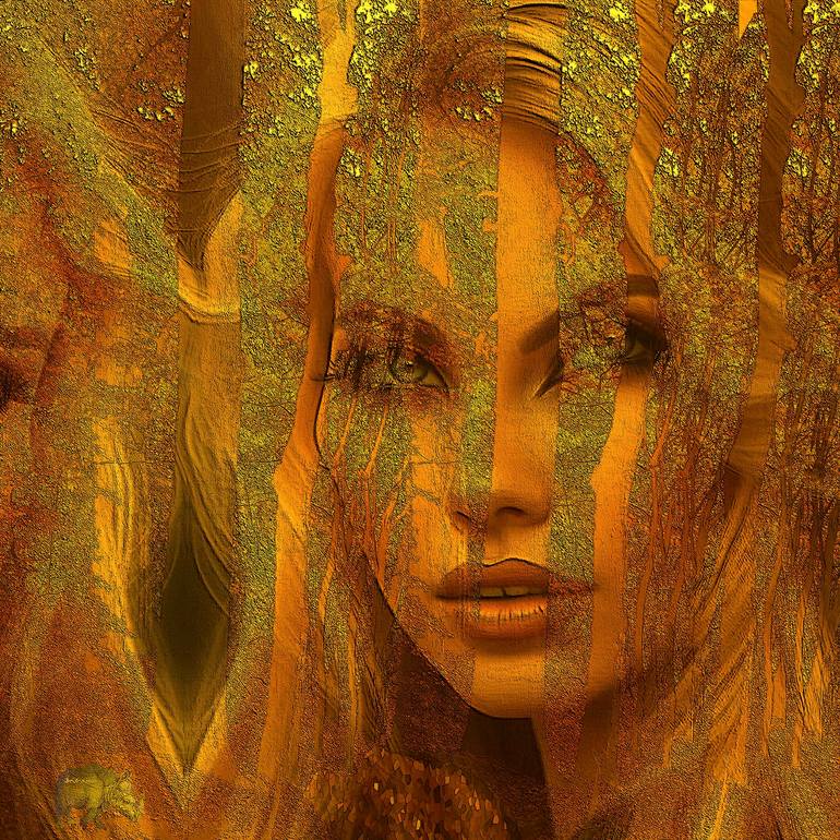 Maid of the Forest Digital by Dieter Bruhns | Saatchi Art