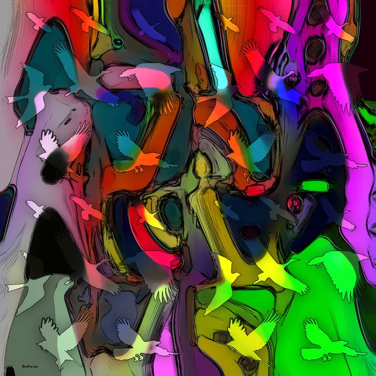 Sweet Burden Collage by Dieter Bruhns | Saatchi Art