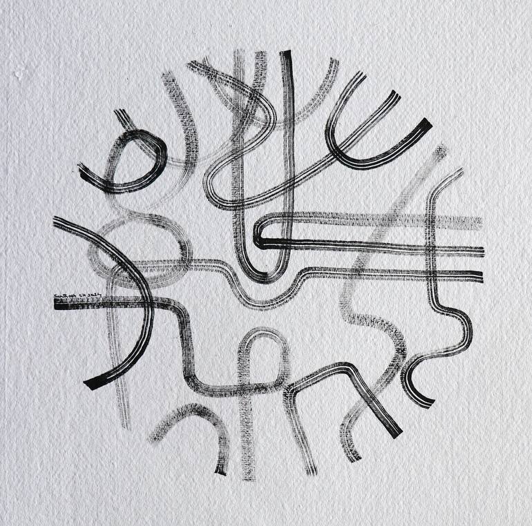 Circle of life 33 Painting by Santhosh C H | Saatchi Art