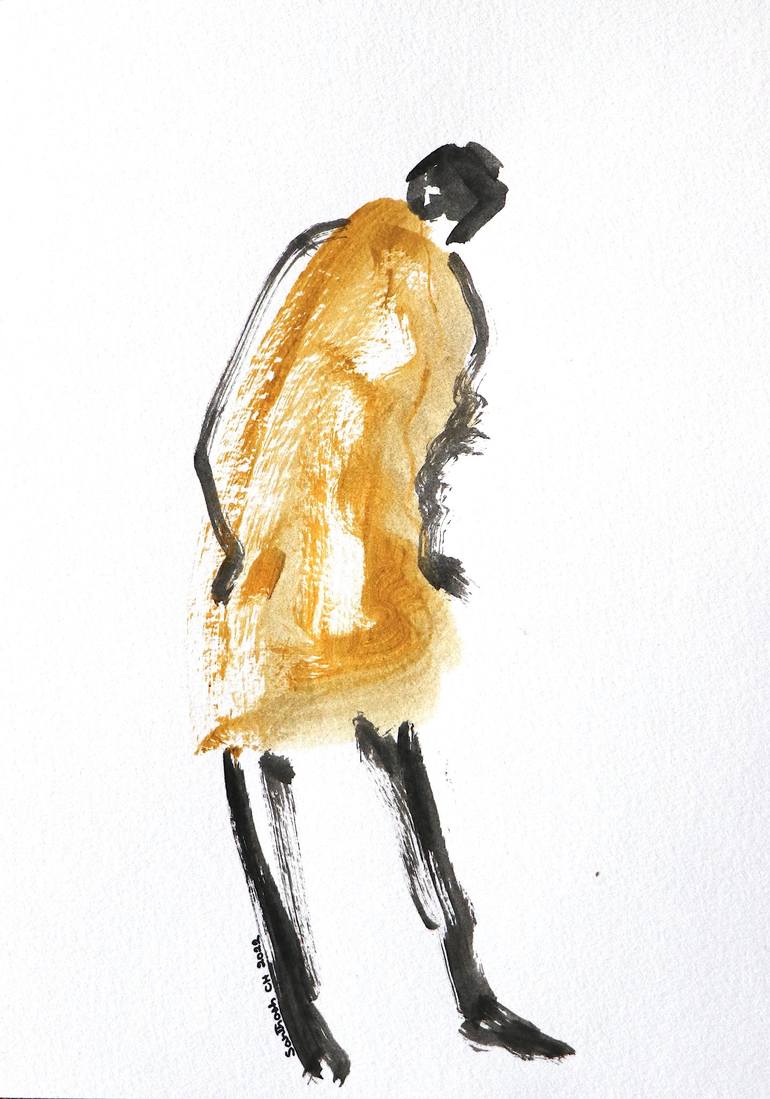 Humans 91 Painting by Santhosh C H | Saatchi Art
