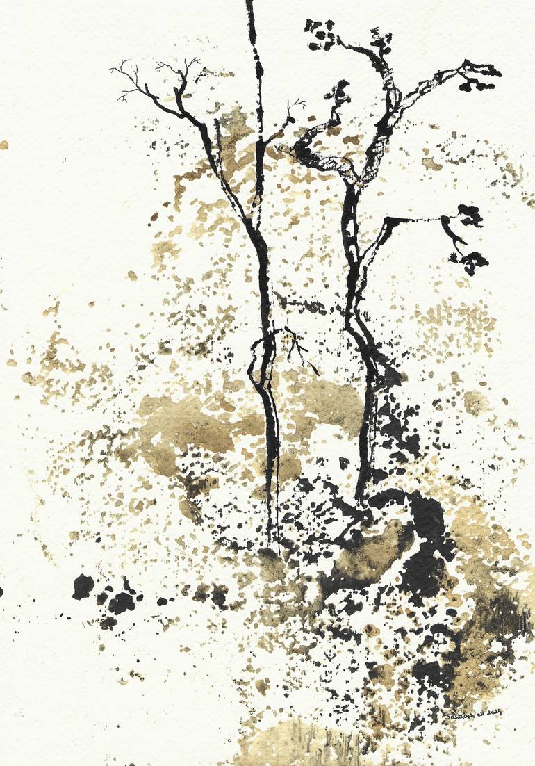 Magical Nature 95 Painting by Santhosh C H | Saatchi Art
