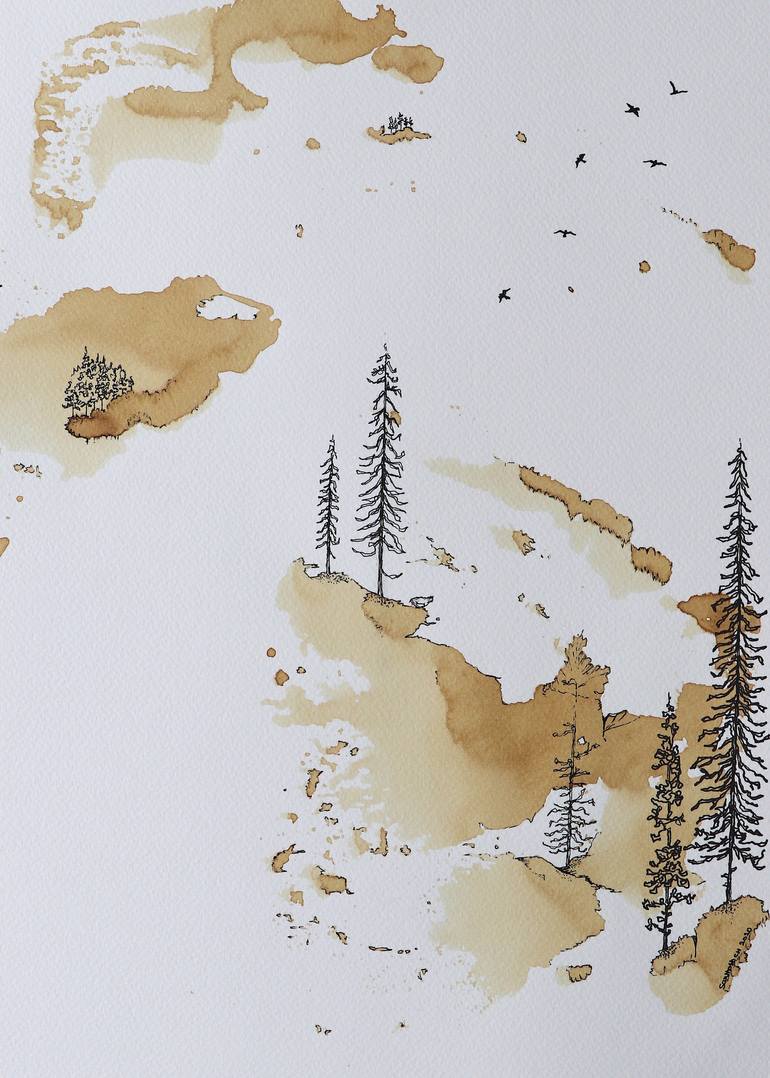 nature 76 Painting by SANTHOSH C H | Saatchi Art