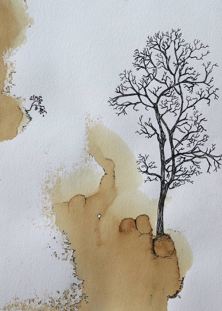 Nature 87 Painting by SANTHOSH C H | Saatchi Art