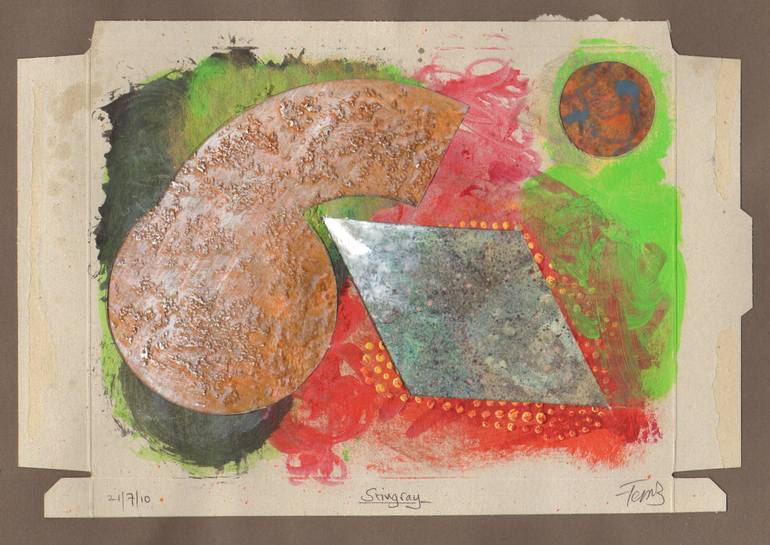 Stingray Collage by Steve Ferris | Saatchi Art