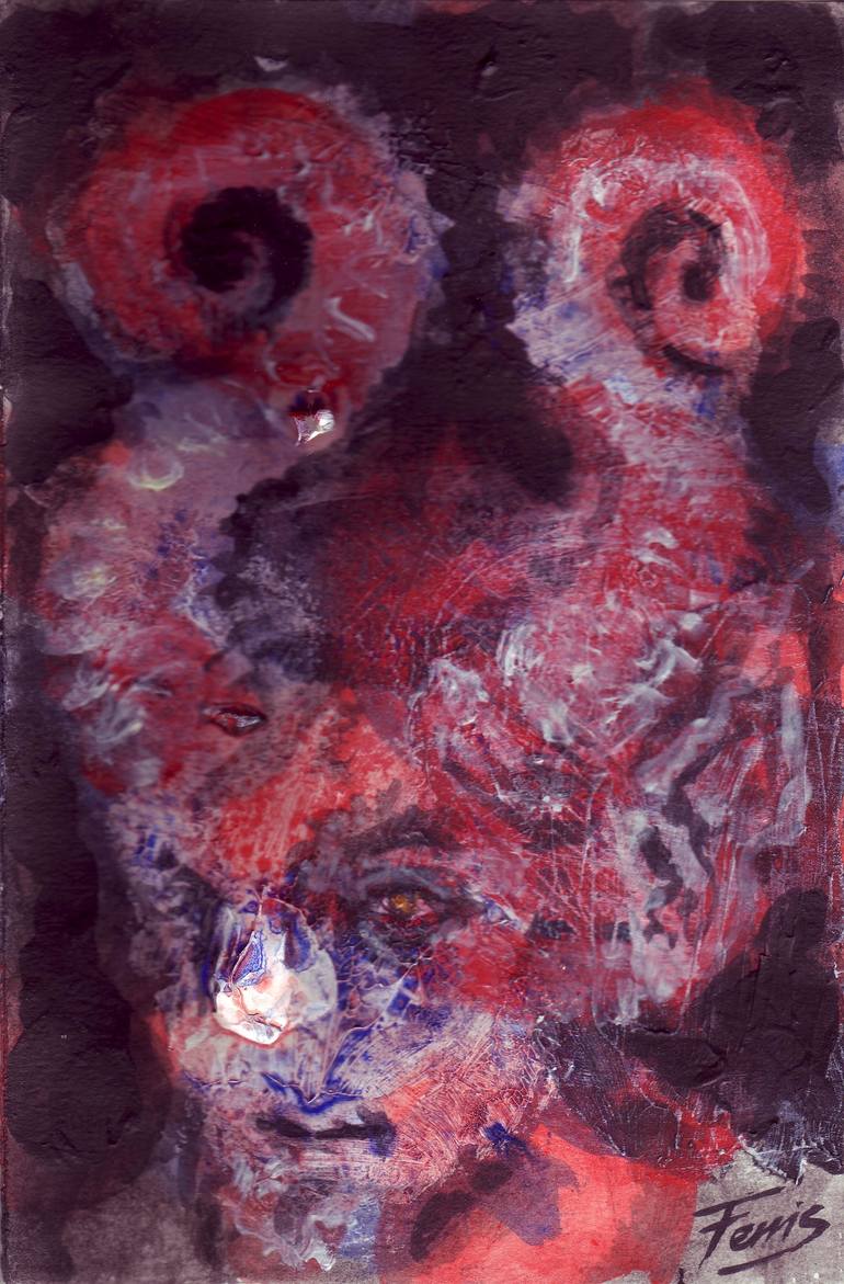Devil Painting by Steve Ferris | Saatchi Art