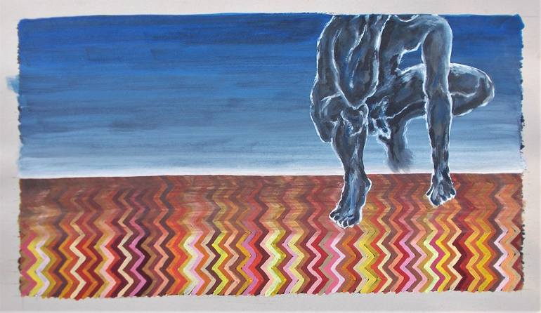 Scorched Earth Painting by Steve Ferris | Saatchi Art