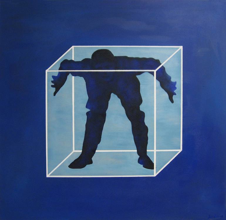 The Box Painting by Ismo Jokiaho | Saatchi Art