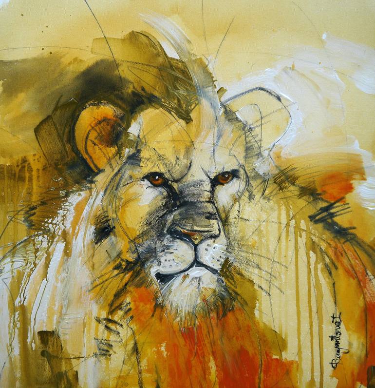 The Predator Painting by Irina Rumyantseva | Saatchi Art