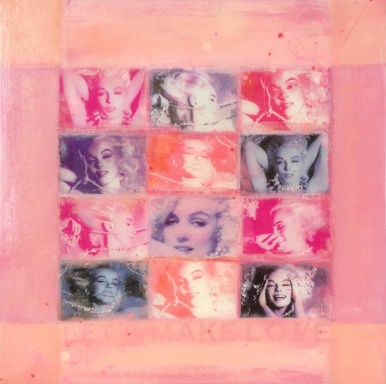 Let's Make Love Collage by Nora Novak | Saatchi Art