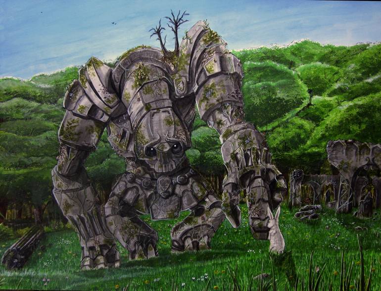 The Forest Protector Drawing by Peter Cole | Saatchi Art