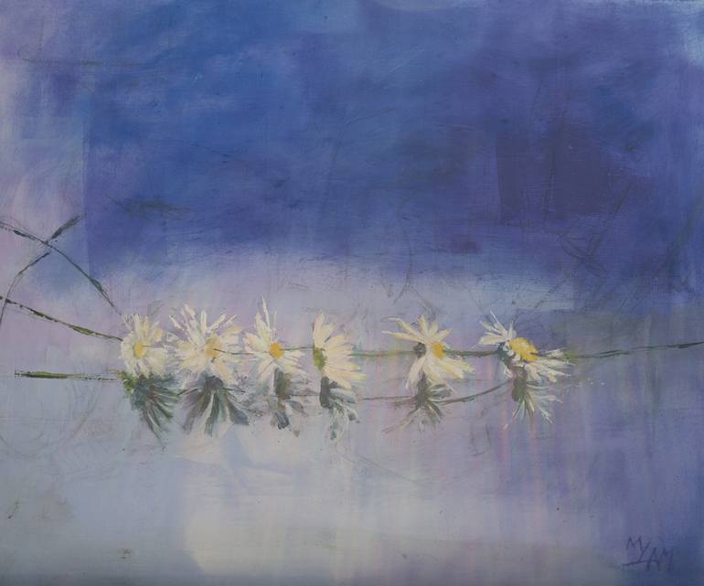 Daisy chain Painting by Mei Yee Lam | Saatchi Art