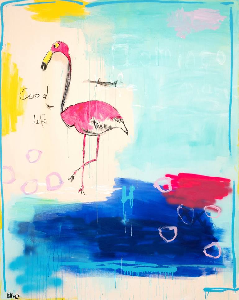 GOOD LIFE Painting by Christiane Lohrig | Saatchi Art