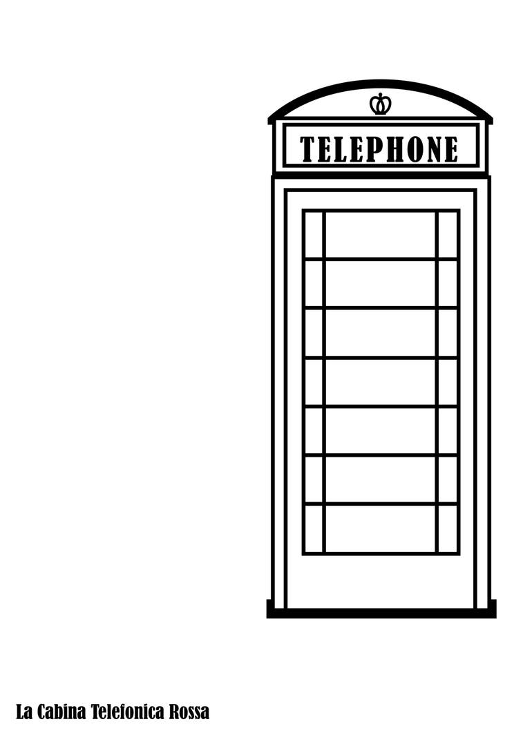 Telephone Booth Drawing Telephone Booth Drawing