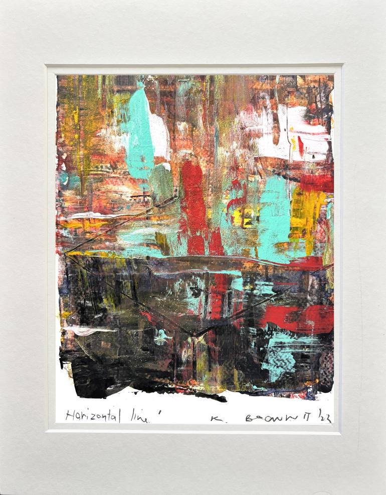 Horizontal line Painting by Kanit Boonwit | Saatchi Art