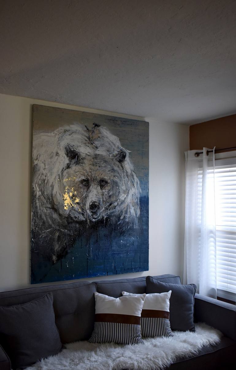 Bear Painting by Kanit Boonwit | Saatchi Art