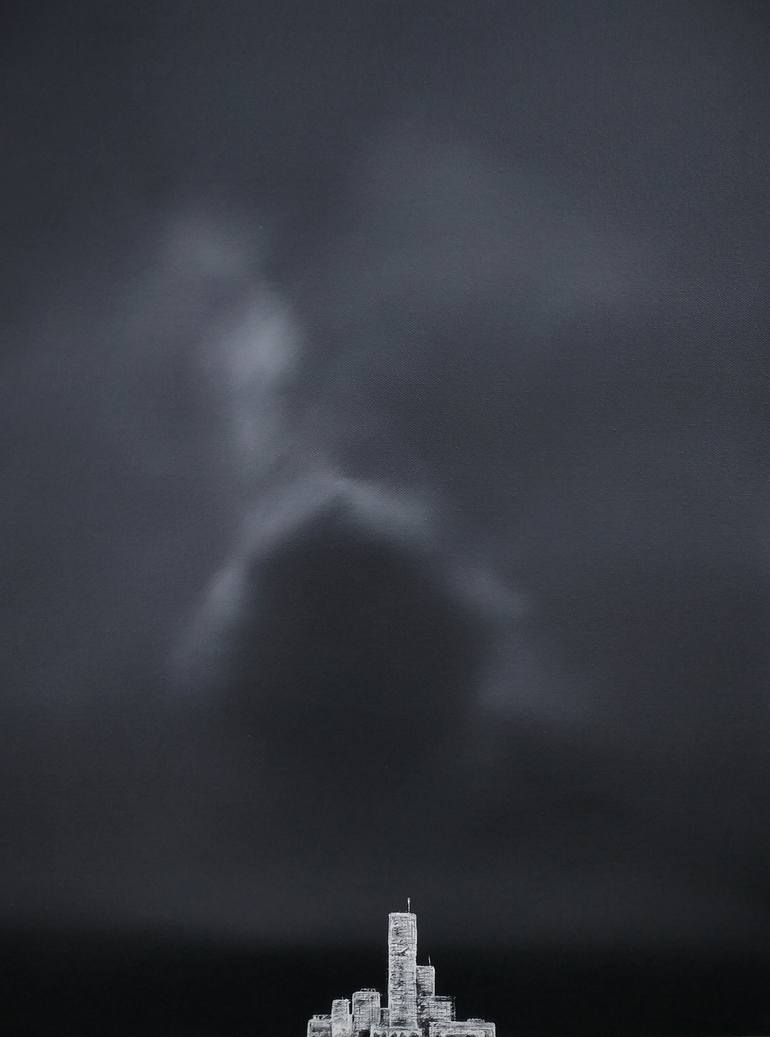 《rainstorm is coming 》No.01 Painting by Li Fang 李放 | Saatchi Art