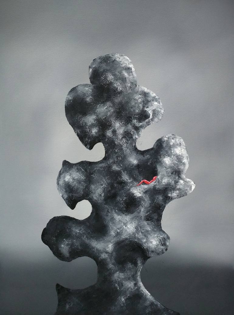 【The story of the stone】No.05 Painting by Li Fang 李放 | Saatchi Art