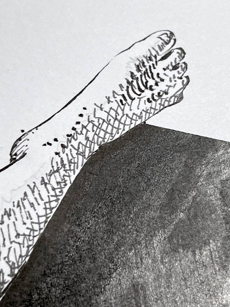 Portrait 238B Drawing by Dario Moschetta | Saatchi Art