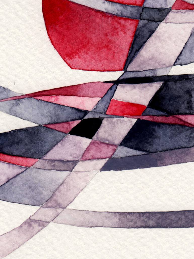 Red Wind Painting by Ebru Acar Taralp | Saatchi Art