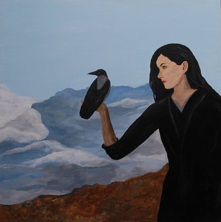 Morrigan Painting by Robert Harris | Saatchi Art