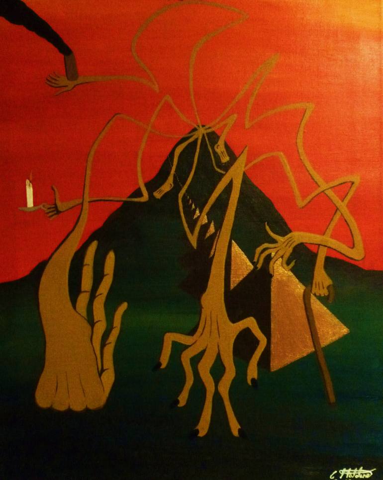 Hands At Work(SOLD) Painting by C Haldane | Saatchi Art