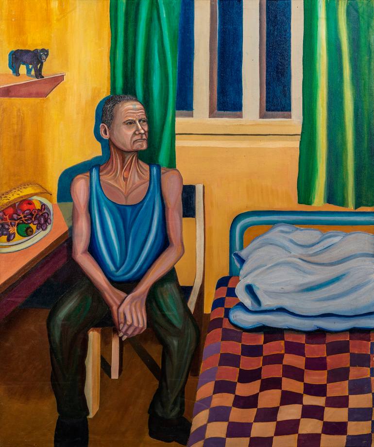 DONALD NEILSON ‘The BLACK PANTHER’ Painting by stephen mee | Saatchi Art