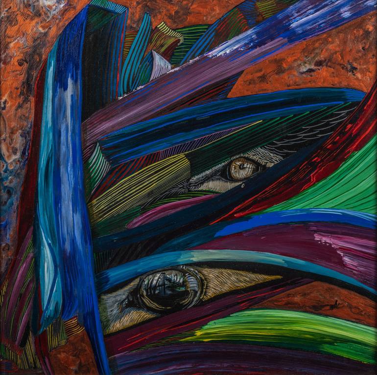 THE WATCHERS Painting by Stephen Mee | Saatchi Art