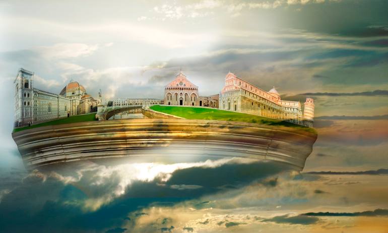 Alien island Mixed Media by Desislava Draganova | Saatchi Art