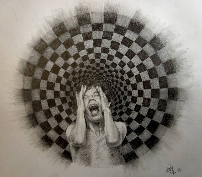 Muse Drawing by Shirly Raz | Saatchi Art