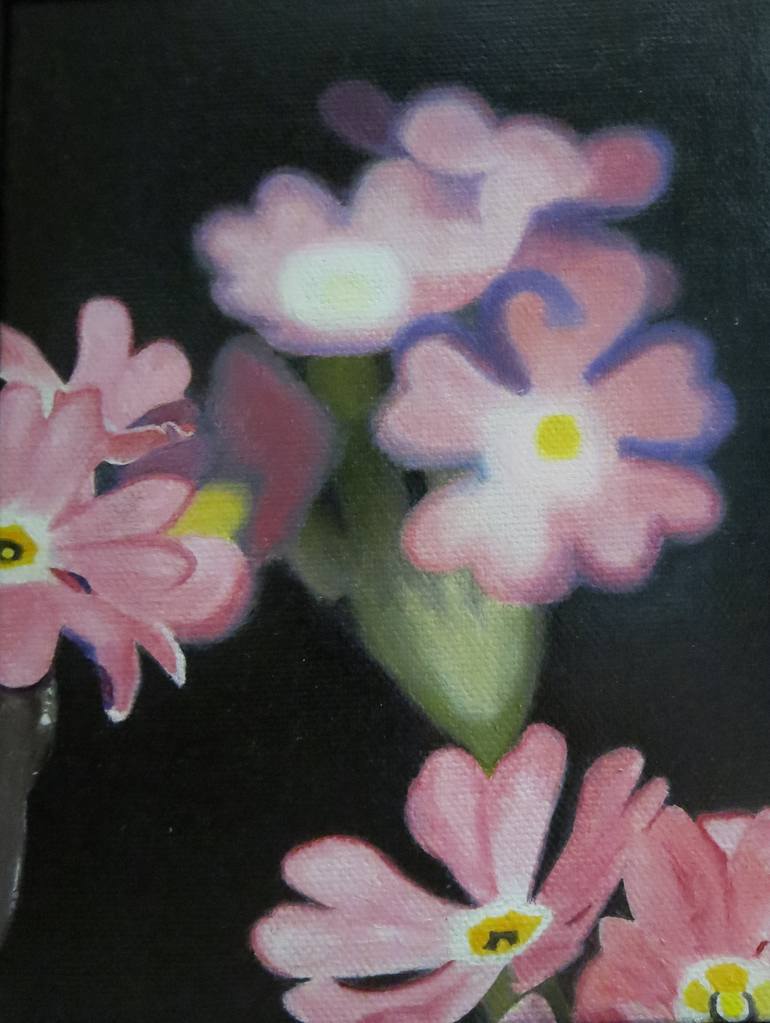 Primroses by Robert S. Lee Painting by Robert Lee | Saatchi Art