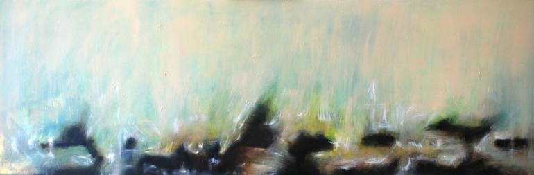 The Gathering Place Painting by Anne Manley | Saatchi Art