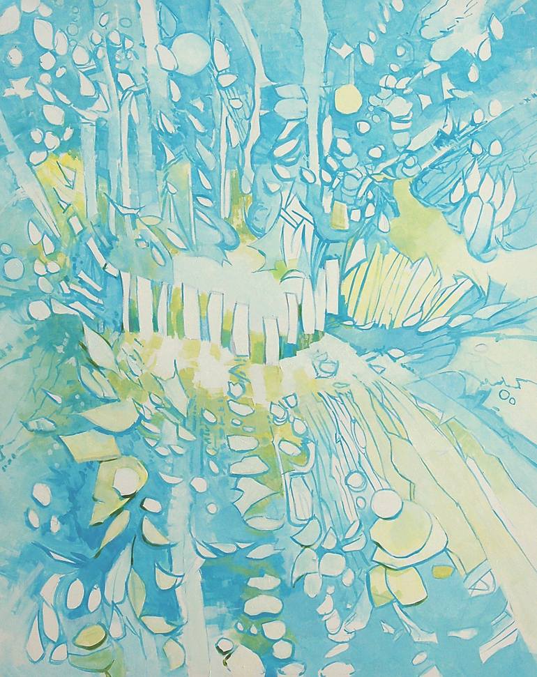 Organic Flora Painting by Ian Appleyard | Saatchi Art