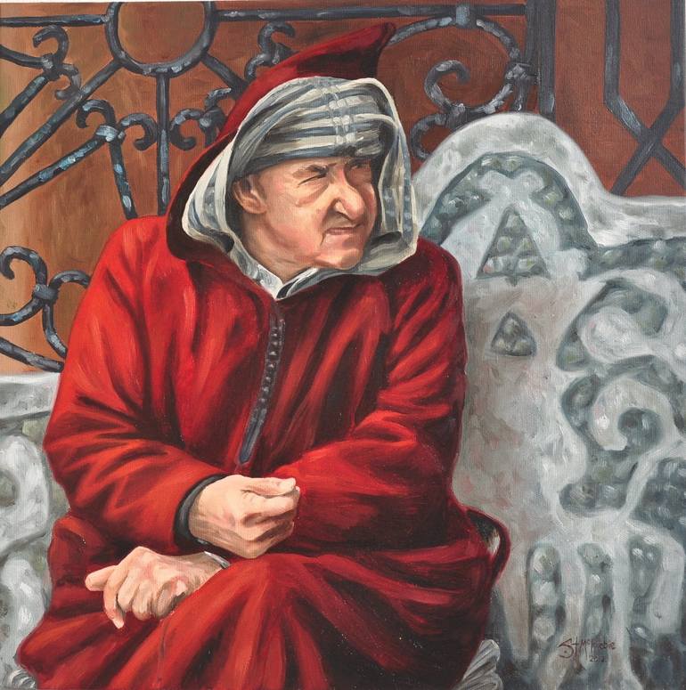 Record Keeper Painting by Jeff McRobbie | Saatchi Art