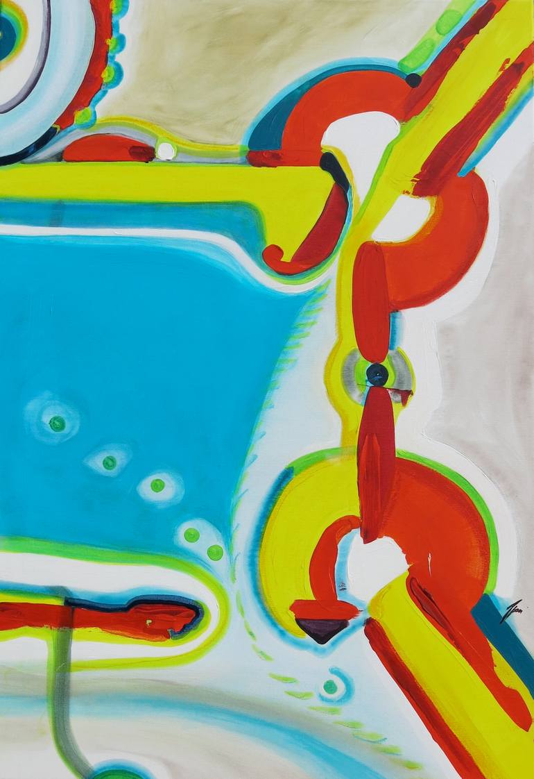 BECOME / DEVIENS Painting by APONI APONI | Saatchi Art