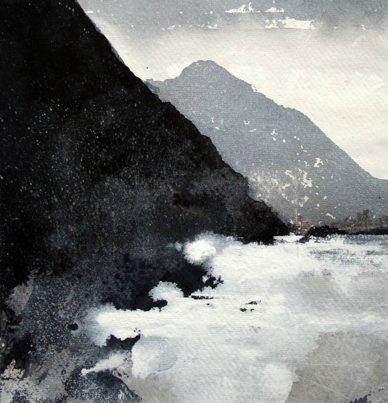 Ben Lomond Painting by David Ross | Saatchi Art