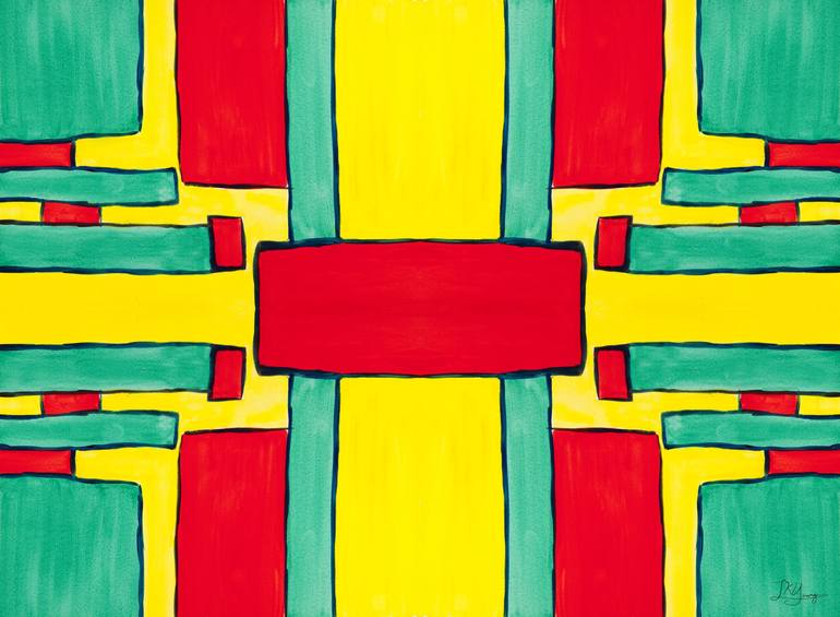 Colorblock Painting by Nellie Yester | Saatchi Art