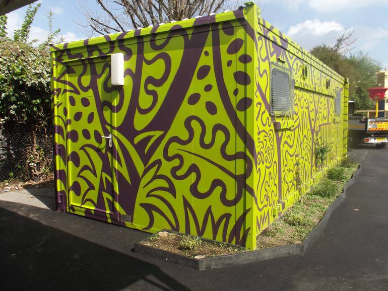 Jungle Cabin - West Face Painting by Andy Swani | Saatchi Art